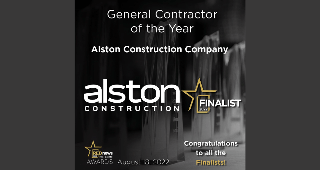 Alston Texas Offices Win REDNews Contractor of the Year and HOU8 Wins ...