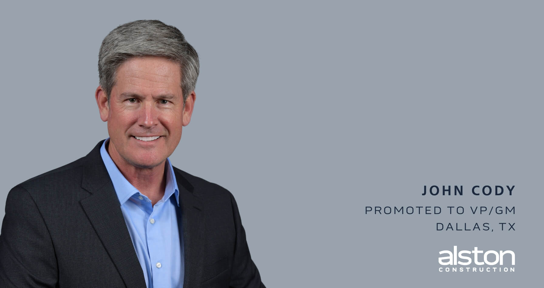 Alston Construction Promotes John Cody to Vice President/General ...